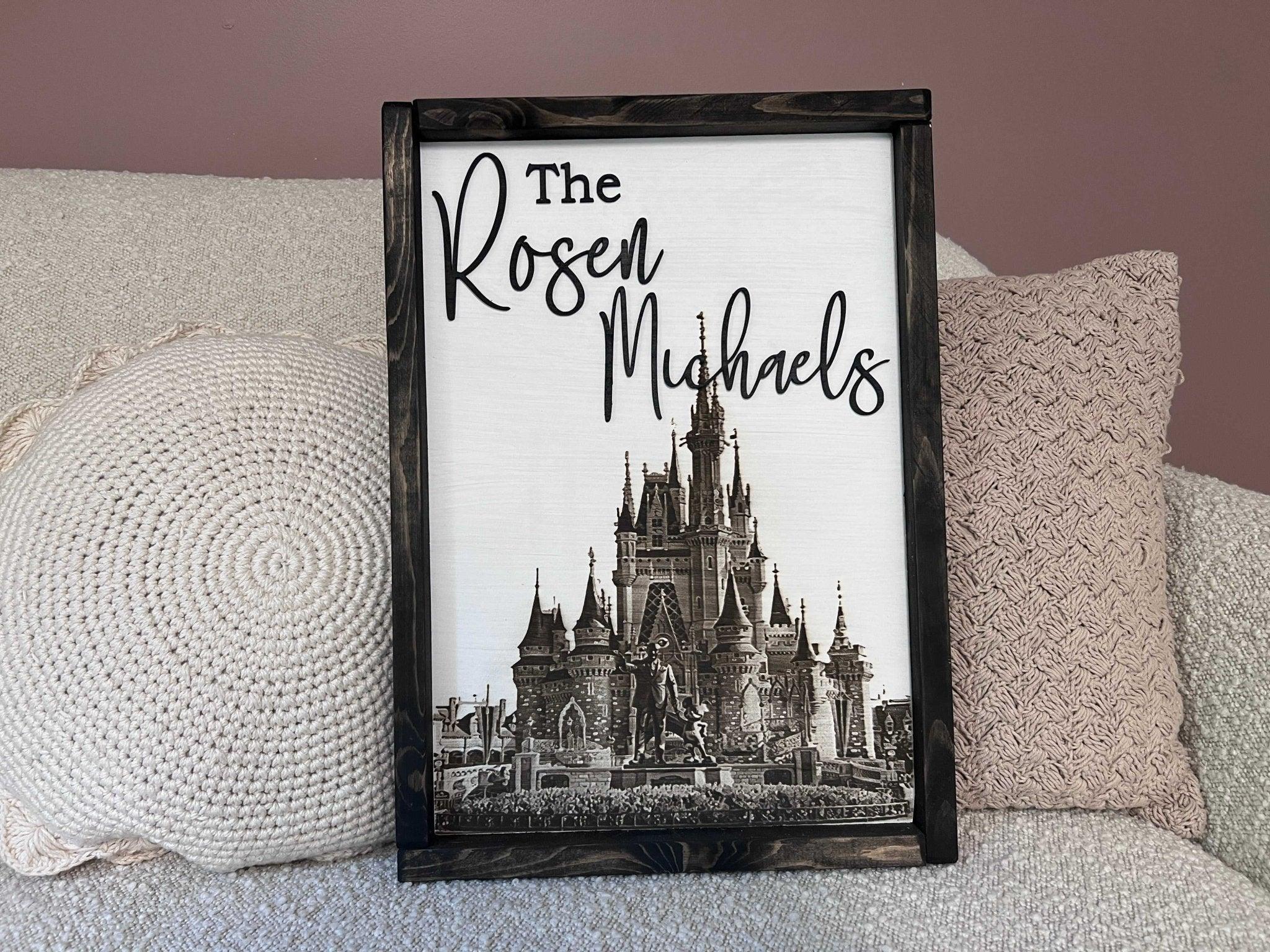 Custom Family Castle Sign